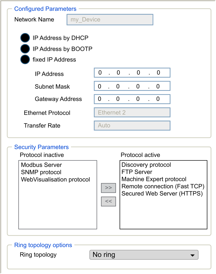 IP Address Configuration